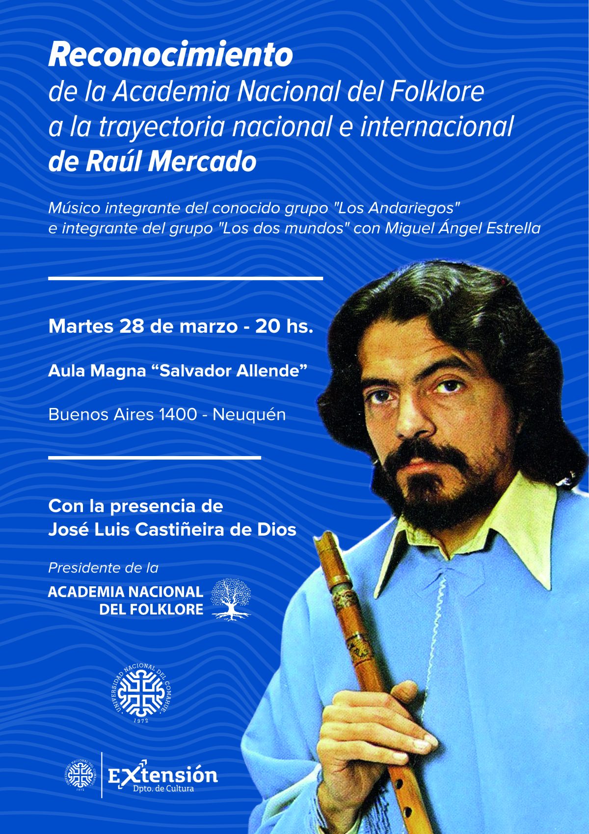 Reconocimiento a Raúl Mercado en el Aula Magna – Secretaría de ...